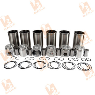 供应适用约翰迪尔RE6068发动机配件 6068发动机活塞RE55512四配套-阿里巴巴