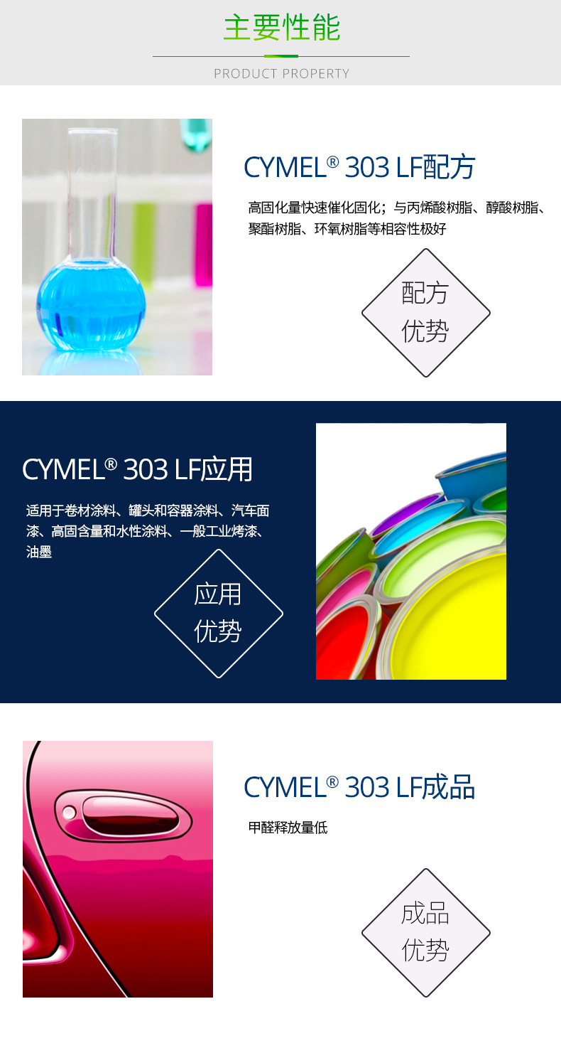 湛新allnex 氨基树脂CYMEL 303 LF 样品 工业水性烤漆 汽车涂料-阿里巴巴