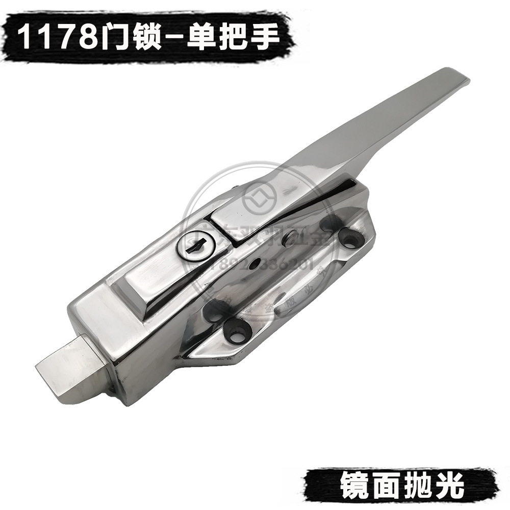 冷库门把手304不锈钢高度可调1178冰冻冷库门锁工业烤箱烘箱门锁-阿里巴巴