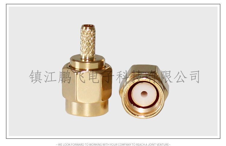 SMA-C-J1.5射频同轴连接器SMA直式公头内螺内针接RG316/RG174线缆-阿里巴巴