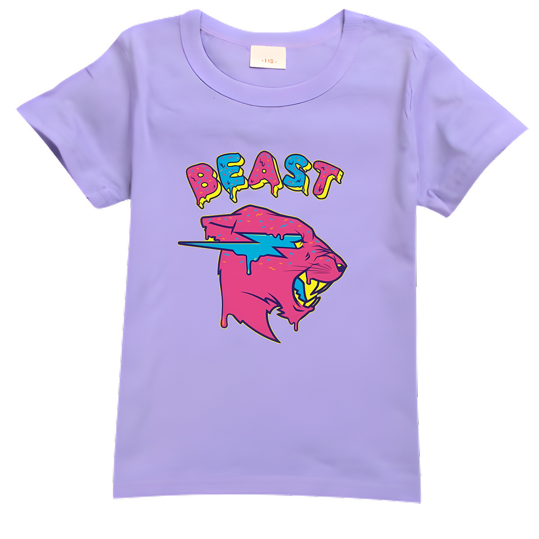 mr beast tees for boys summer 跨境男女宝宝夏装上衣T恤 062-阿里巴巴