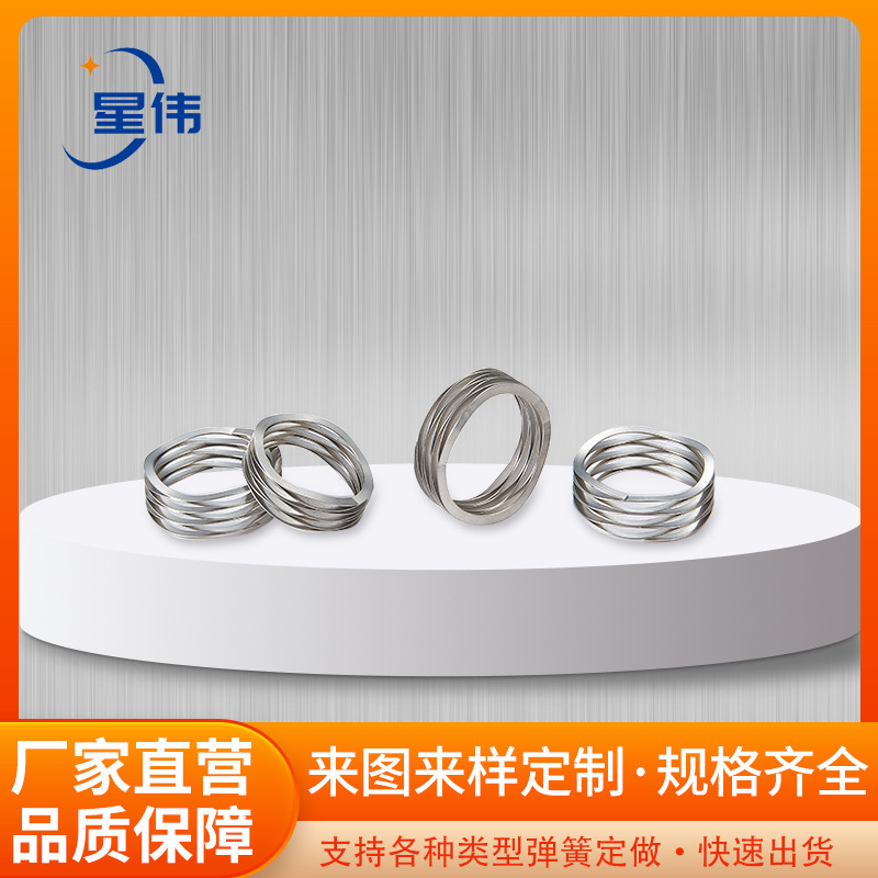 厂家现货不锈钢波簧对顶波簧平面波簧波形弹片批发-阿里巴巴