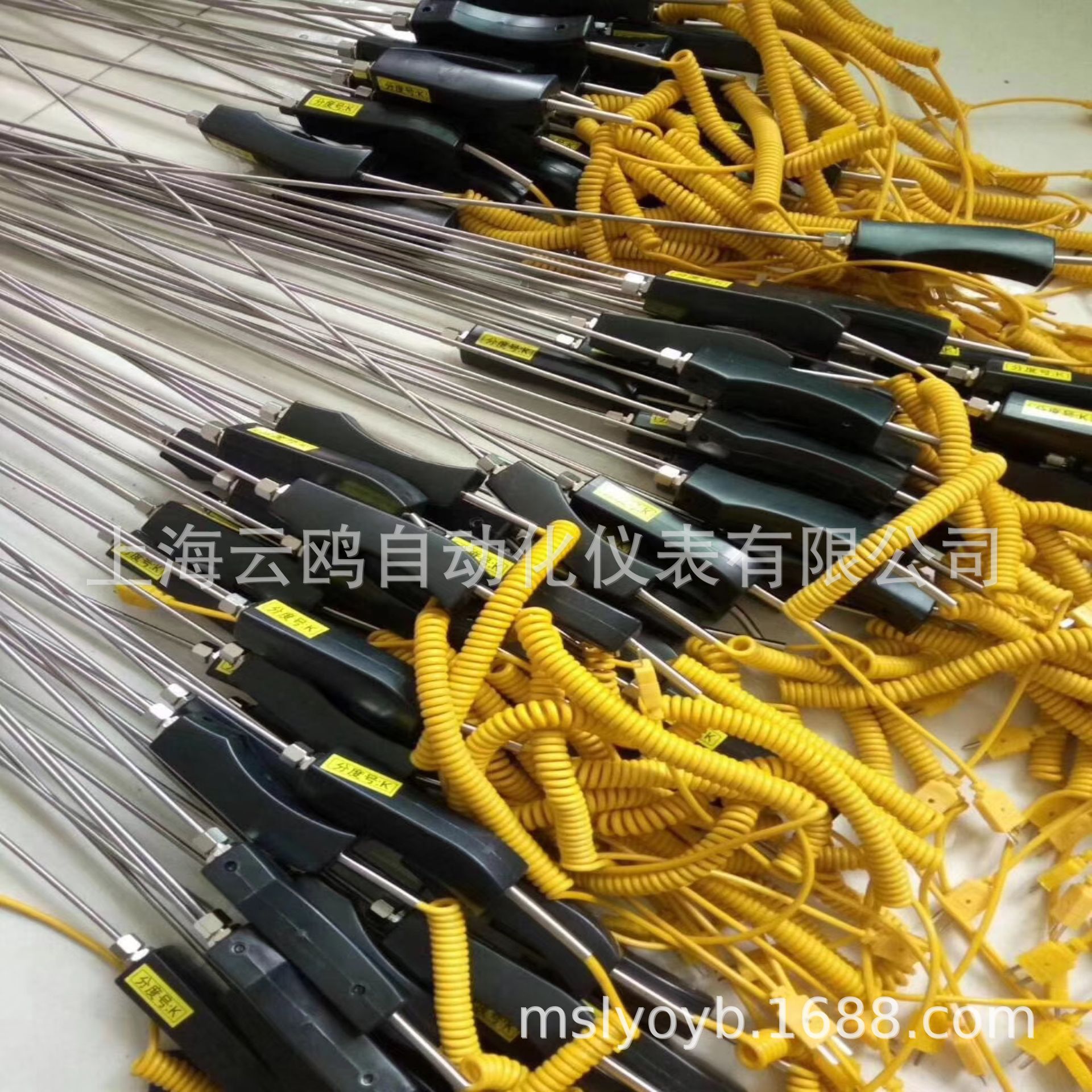 K型铠装热电偶WRNK-187/104M手持式手柄铝水用温度探头传感器-阿里巴巴