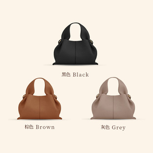 Polene波灵恩Number Nine Mini 荔枝纹牛皮手提斜挎包-阿里巴巴