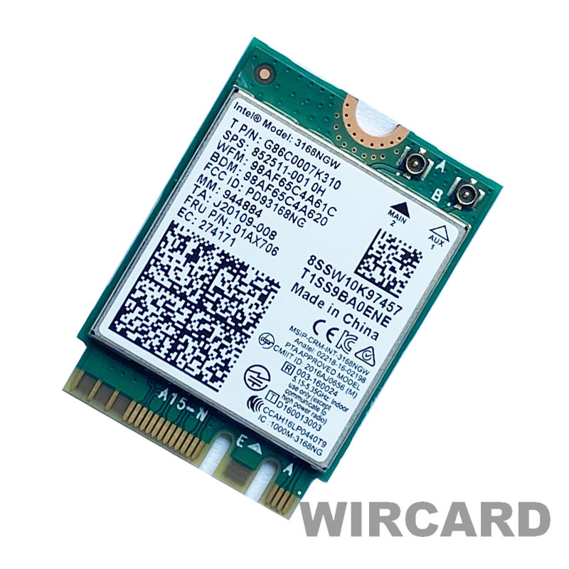 全新原装正式版 AC 3168 NGW M2/NGFF 双频无线网卡4.2蓝牙433M-阿里巴巴