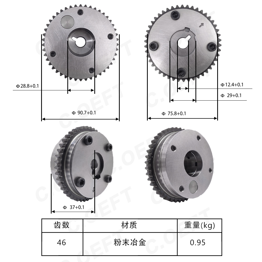 适用于本田雅阁奥德赛发动机正时齿轮 凸轮轴调节器14310-RBC-003-阿里巴巴