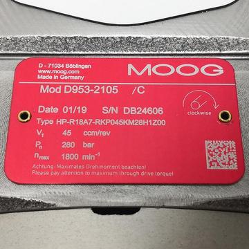 D953-2105/C HP-R18A7-RKP045KM28H1Z00 # MOOG//穆格，液压泵-阿里巴巴