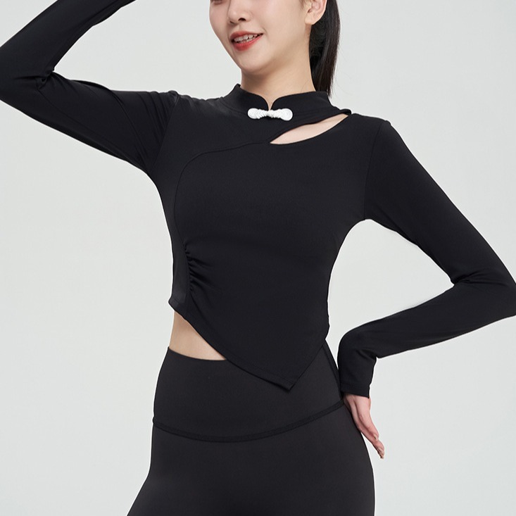 2024 New Chinese Style Stand Collar Autumn And Winter Slimming Long ...