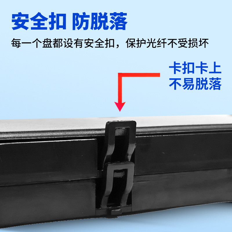 Fusion plate 12 core/24 core ABS flame retardant stackable fiber optic ...