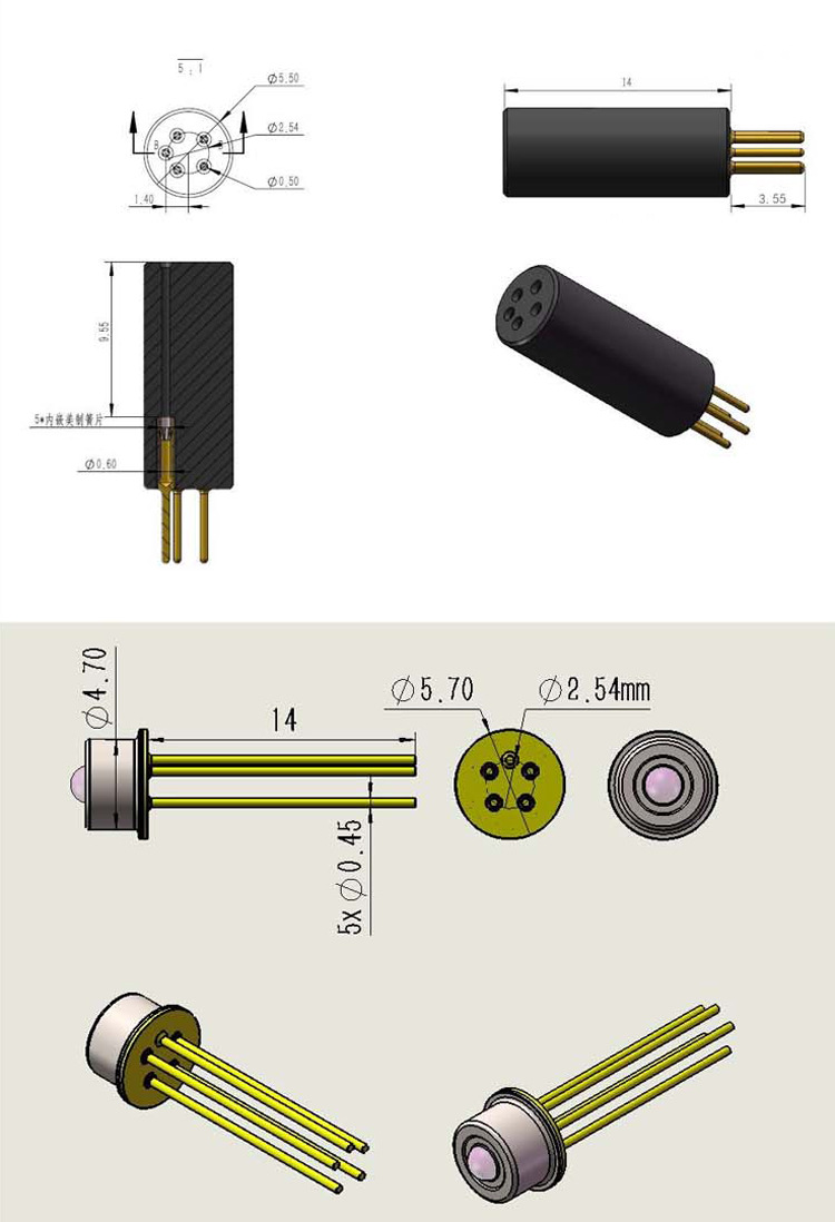 3脚TO56检测LD老化连接插座 4脚TO38激光二极管测试座 5脚TO46-阿里巴巴