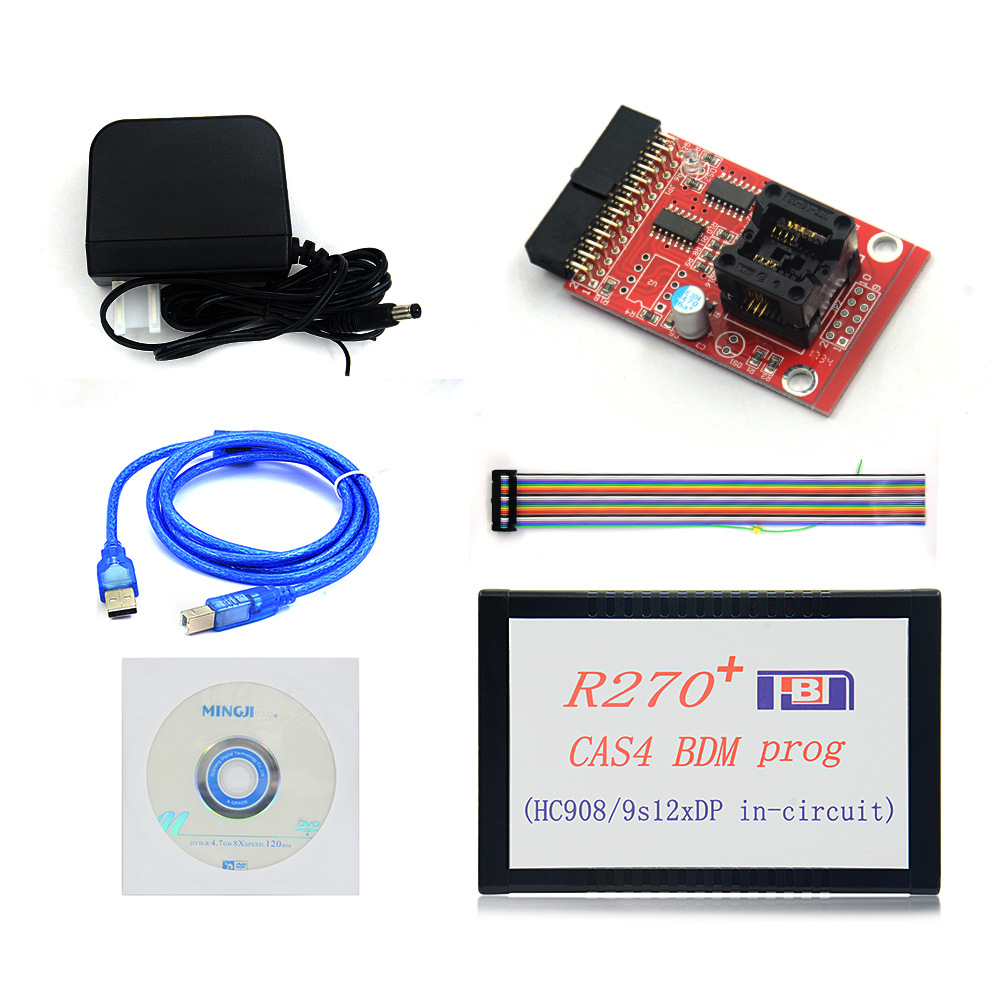 跨境R270+ V1.20 BDM Programmer for BMW CAS4 里程表调校仪-阿里巴巴