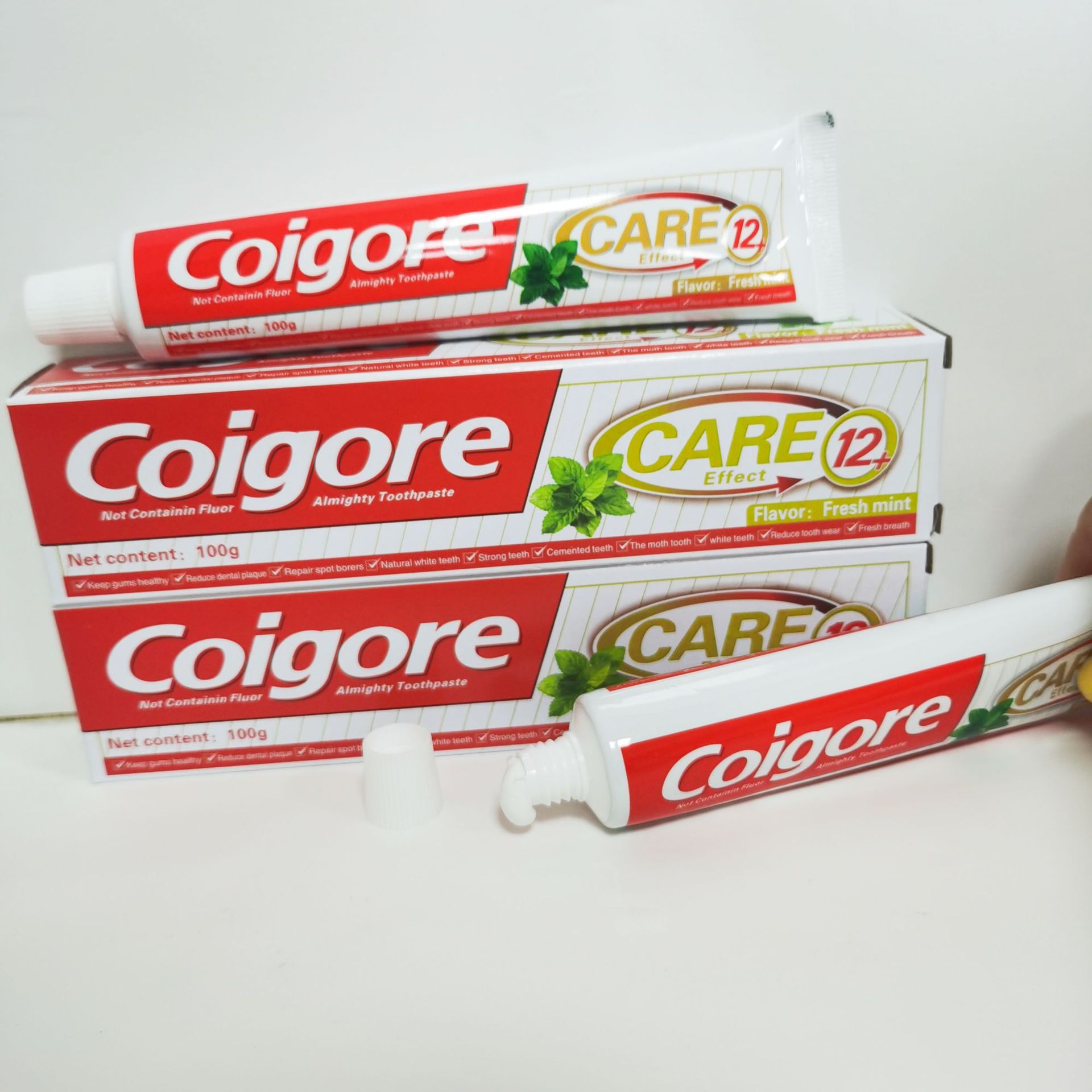 Wholesale Spot English version of foreign trade toothpaste Adult ...