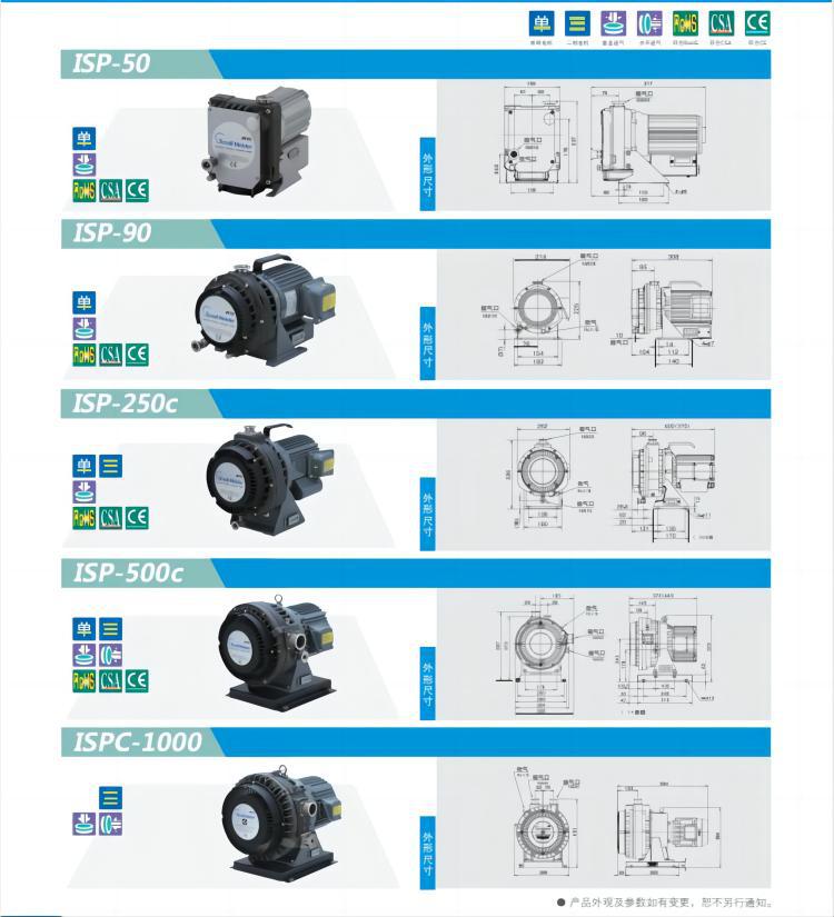 阿耐思特岩田原装进口IWATA无油涡旋真空泵ISP-250E-阿里巴巴