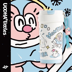 uooha陶瓷内胆保温杯女生高颜值双饮咖啡杯便携式儿童多巴胺水杯-阿里巴巴