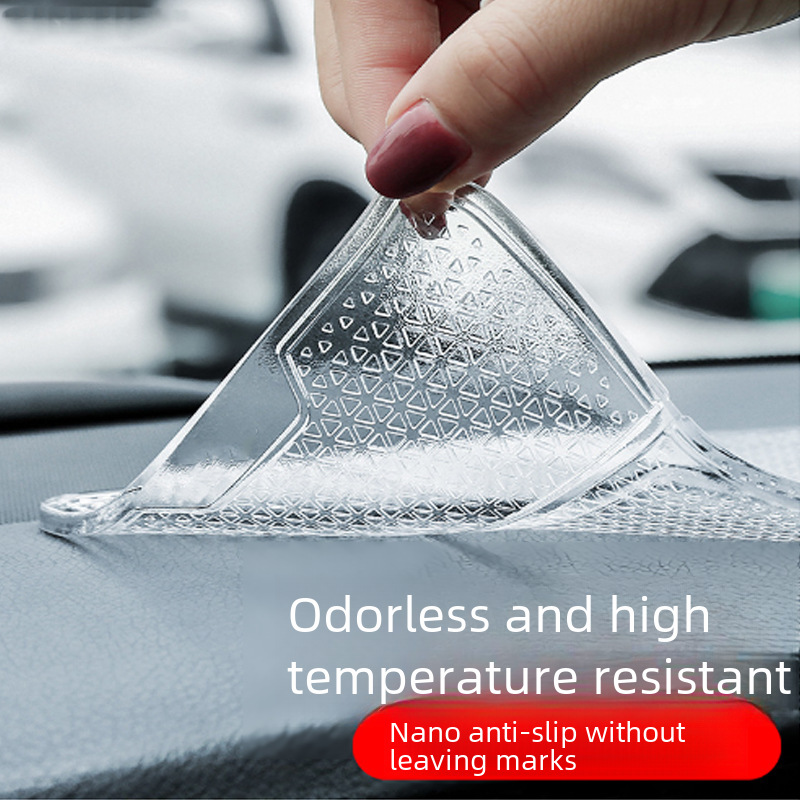 Car anti-skid pad silicone fixed multi-functional folding bracket ...