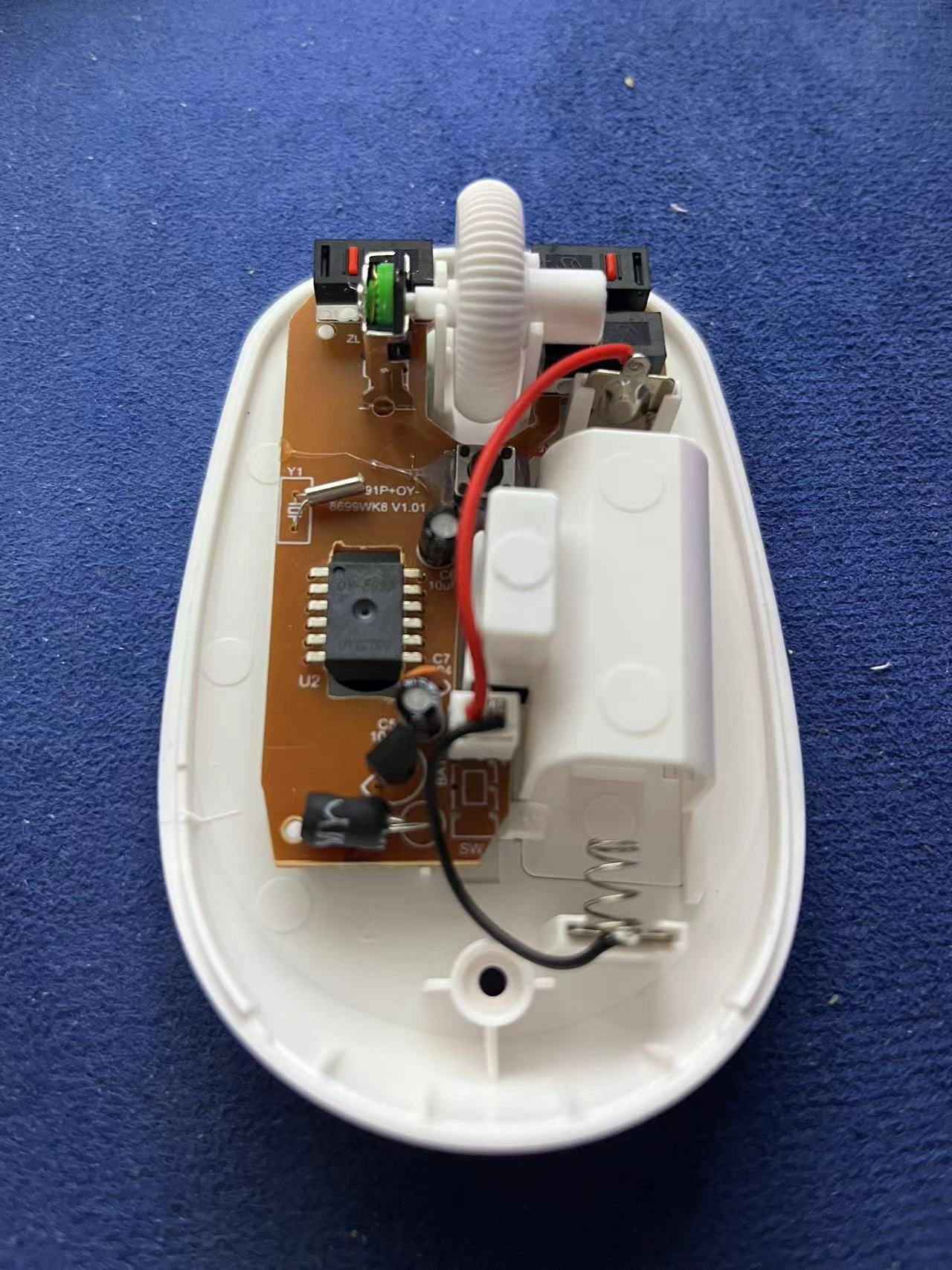 DIP12脚无线光电鼠标传感器主控三合一ic芯片oy8699 集ic透镜led-阿里巴巴