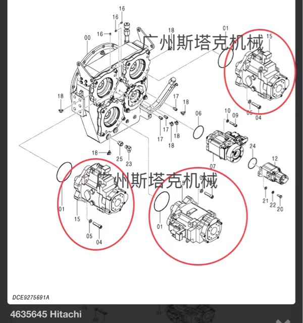 EX1200-6液压泵4482892 4667614 ZAX650/850/870液压泵4635645-阿里巴巴