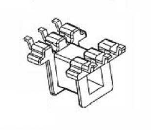 EE8变压器骨架EE8.3电木骨架EE8.3贴片骨架BOBBIN 3+3-阿里巴巴