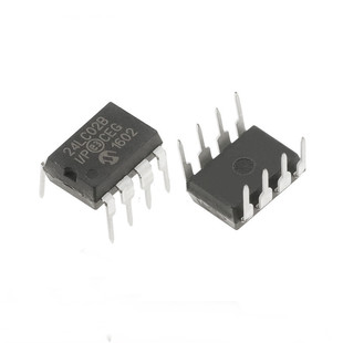 24LC02B-I/P 集成电路IC 串行存储芯片 封装 直插DIP-8 24LC02B-阿里巴巴