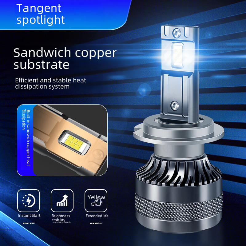 Cross-border exclusive for Amazon car led headlight H1H7H4 high-power ...