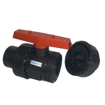 CLEAN PVC 双活接球阀 PVC球阀 UPVC超纯水阀门65A 100A-阿里巴巴