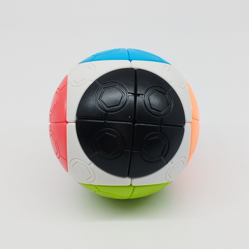 梯色 二阶足球魔方 六色 75毫米 西班牙魔球 2X2 Magic Ball Cube-阿里巴巴