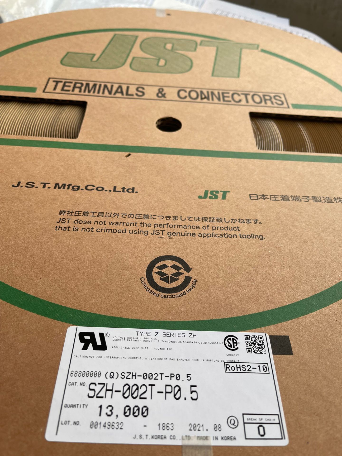 现货供应 正品 JST SZH-002T-P0.5-阿里巴巴