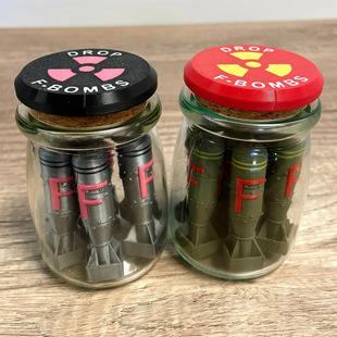 跨境新款Jar of F Bombs树脂工艺品一罐导弹 炸弹罐子 现货直销-阿里巴巴