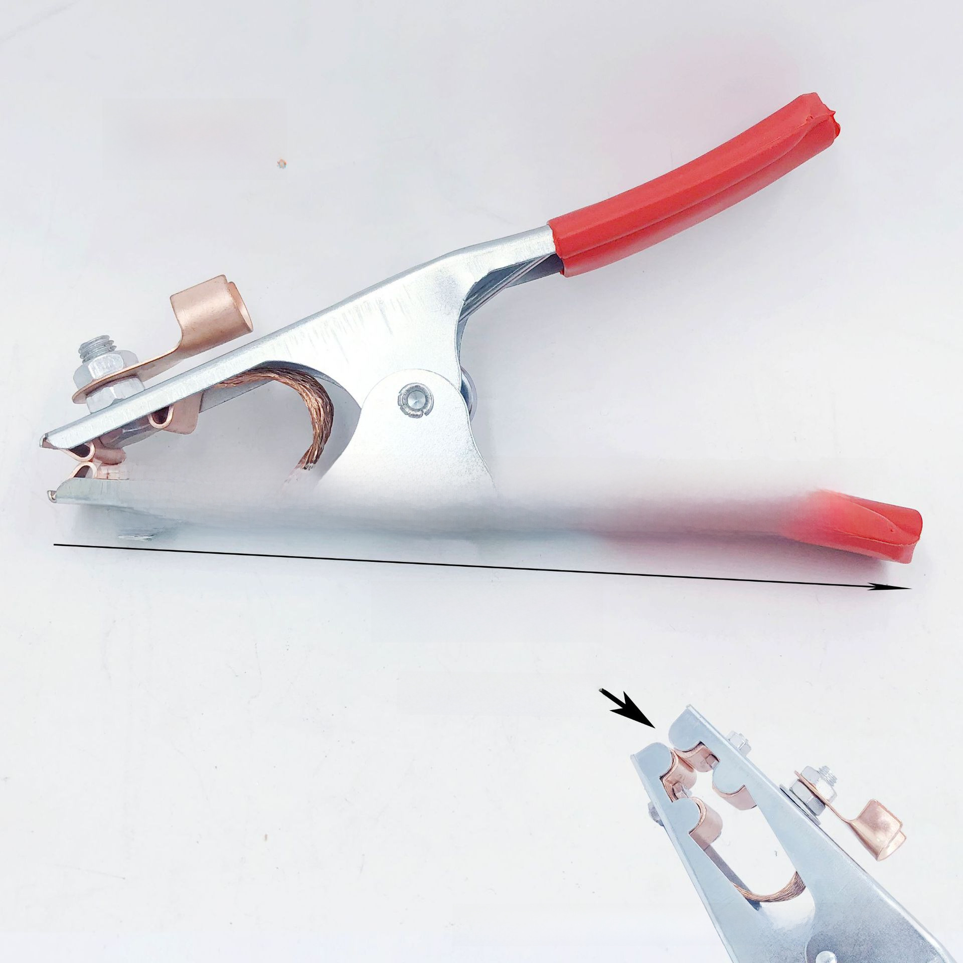 Ground clip manufacturers supply American ground clip with leather case ...