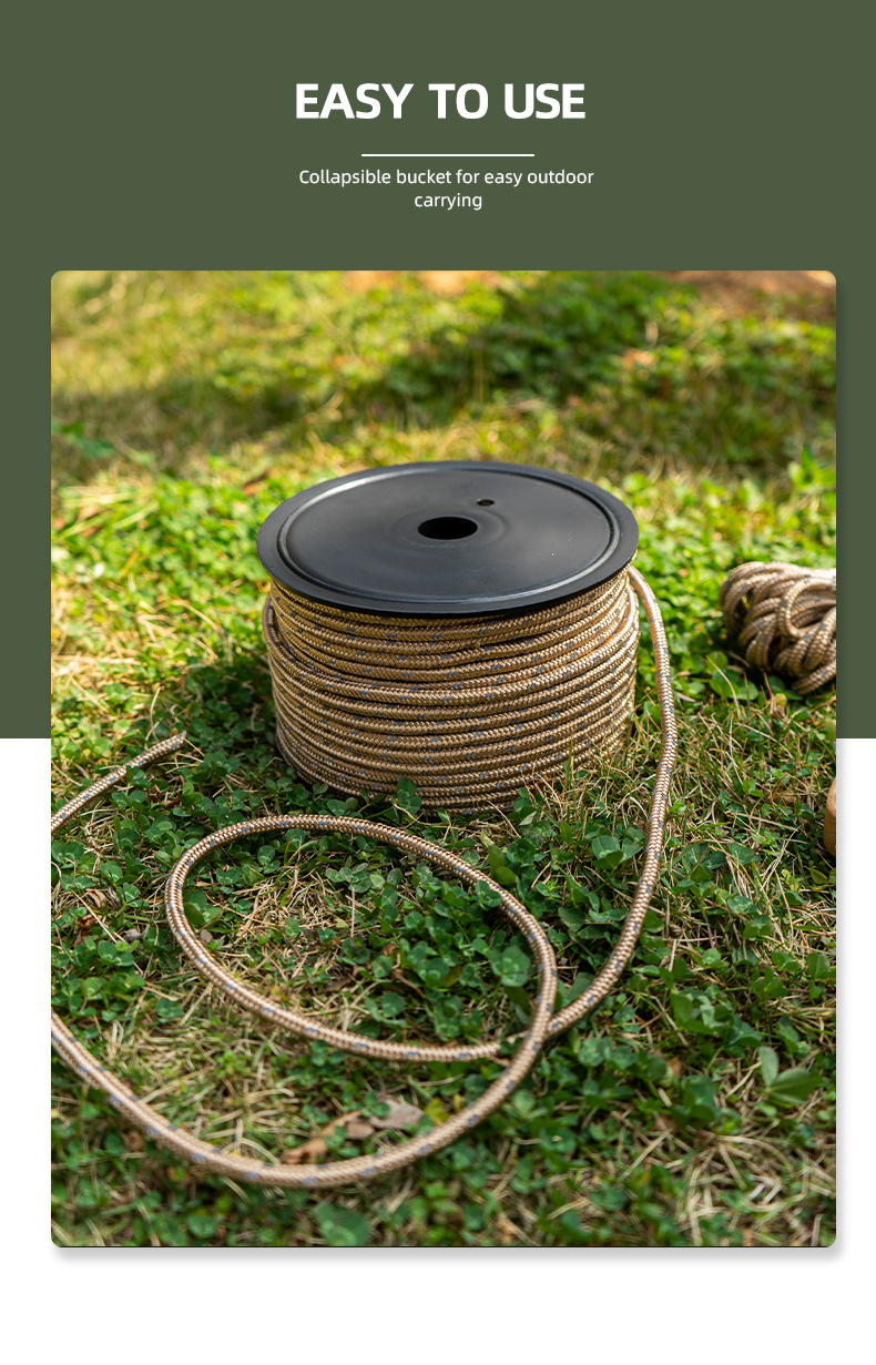 CLS反光绳户外6MM加粗帐篷绳送实木绳扣天幕拉绳防风露营支撑杆绳-阿里巴巴