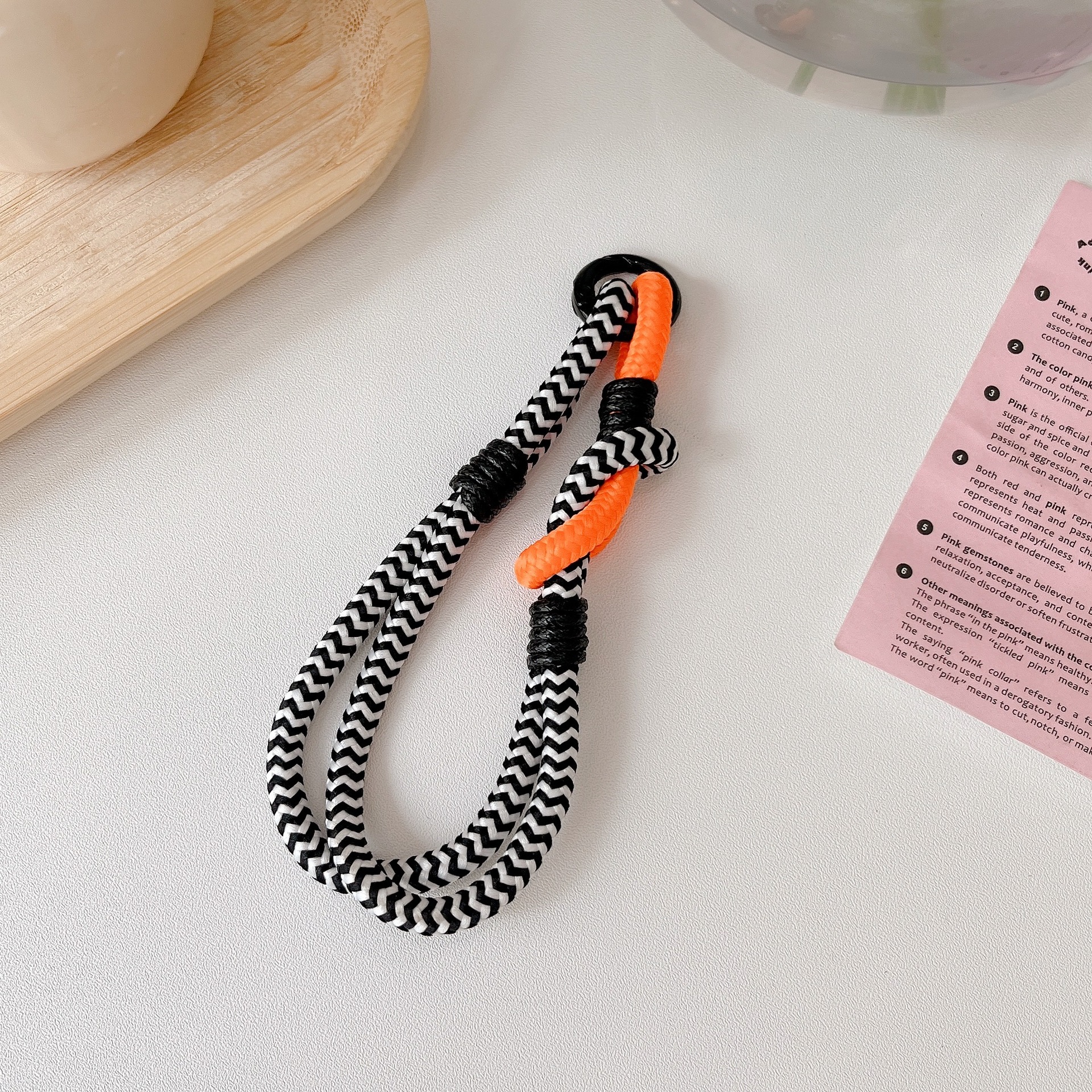 ins拼色多巴胺手机短绳通用钥匙扣挂件包包挂件彩色编织防丢手腕-阿里巴巴