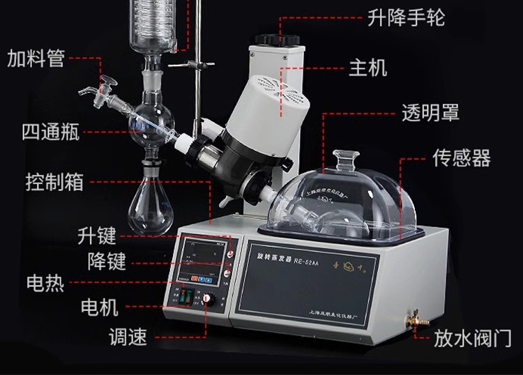 上海亚荣RE-52AA/CS提纯浓缩萃取真空旋转蒸馏仪蒸发器旋转蒸发仪-阿里巴巴