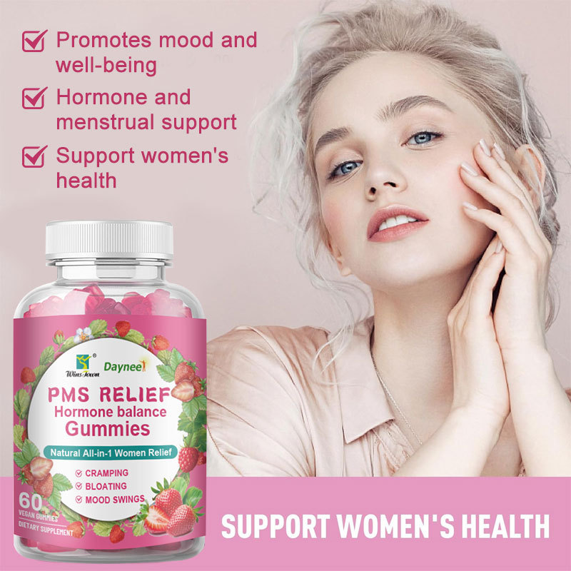 PMS RELIEF Hormone balance Gummies relieve female Hormone balance gummy ...