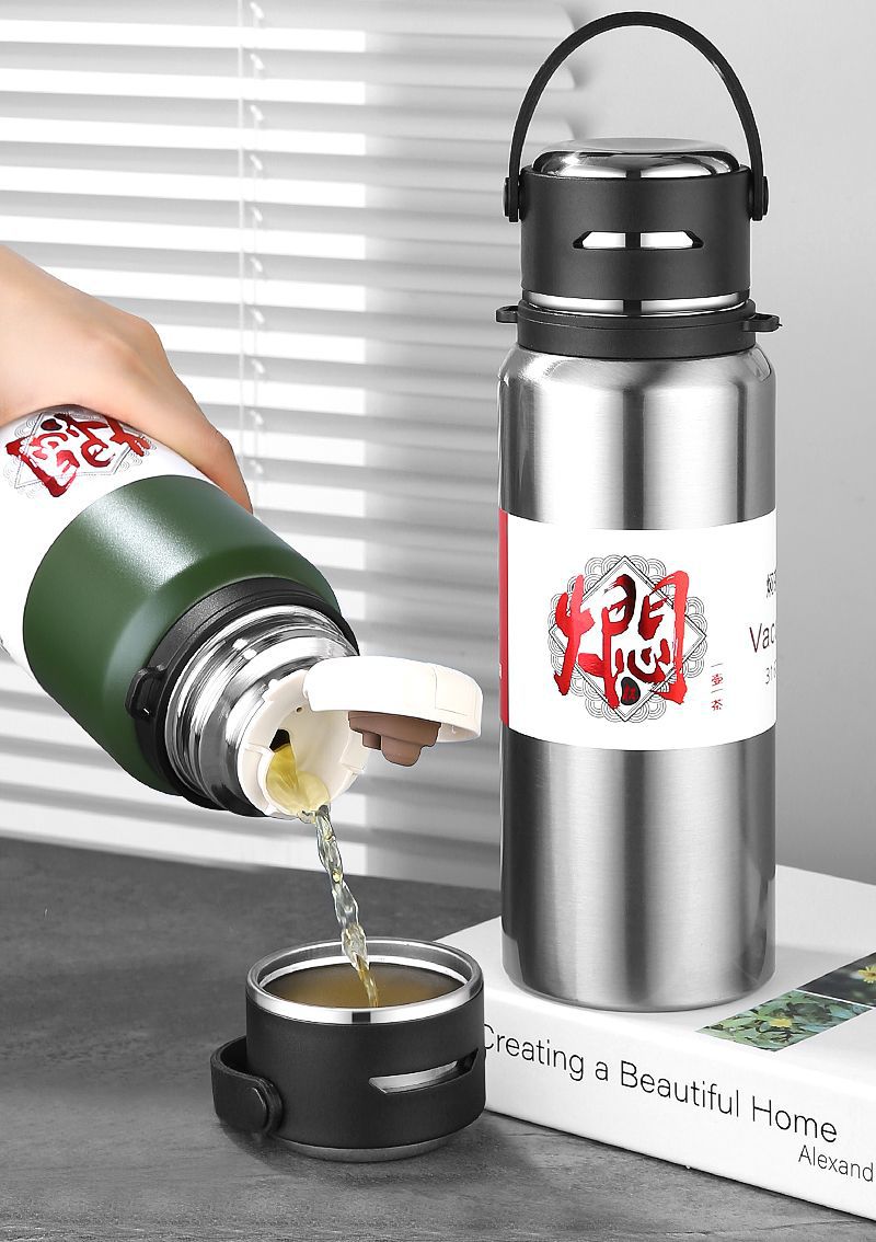 304不锈钢车载保温户外便携运动登山旅行泡茶杯不锈钢学生水杯无-阿里巴巴