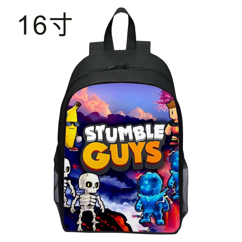 New printed Stumble Guys schoolbag cartoon game peripheral backpack ...
