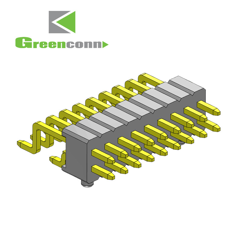 greenconn排针 Pin距1.27mm双排系列2-50Pin平行于PCB板排针连接器价格、电话、图片