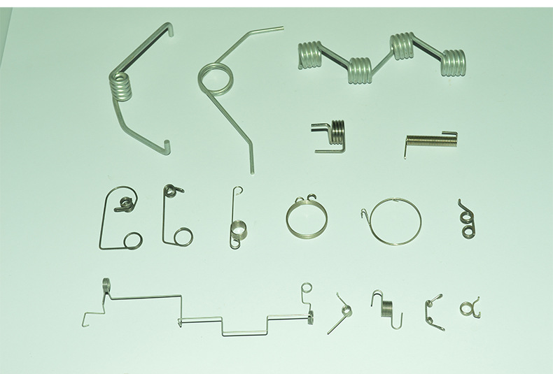 不锈钢卡扣卡簧批发 钢丝折弯线材成型拉簧 带钩卡扣线性异形弹簧-阿里巴巴