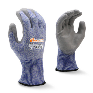 13针涤纶丝HPPE内里防切割C级CE认证En388 4X43C透气轻便安全手套-阿里巴巴