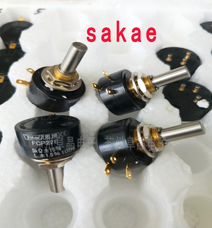 sakae原装电位器 SFCP22E-2K 5K 10K 1K 日本单圈电位器CP22E-阿里巴巴