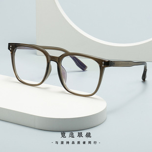 591新款超轻TR90光学眼镜框架ins风大框网红素颜防蓝光平光镜批发-阿里巴巴