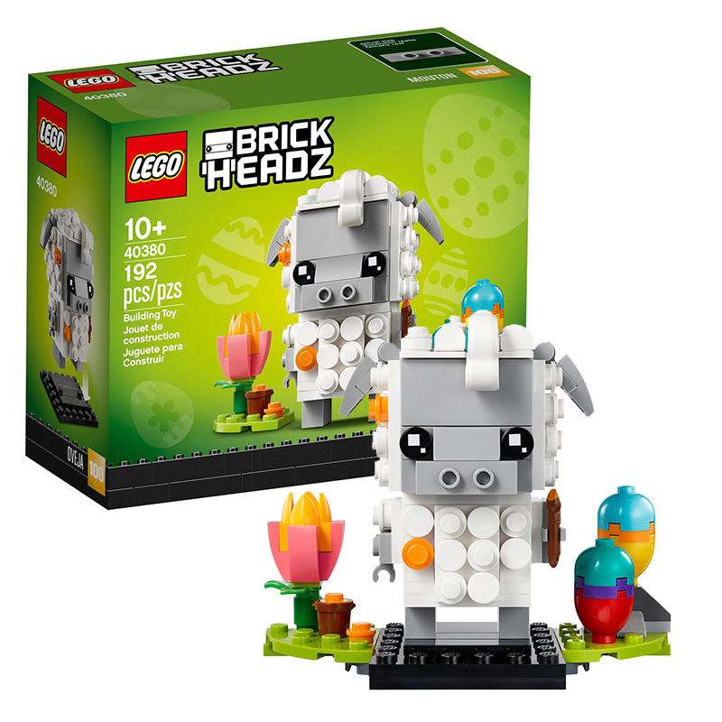 LEGO 40380 乐高积木玩具 方头仔 复活节 小羊 小绵羊-阿里巴巴