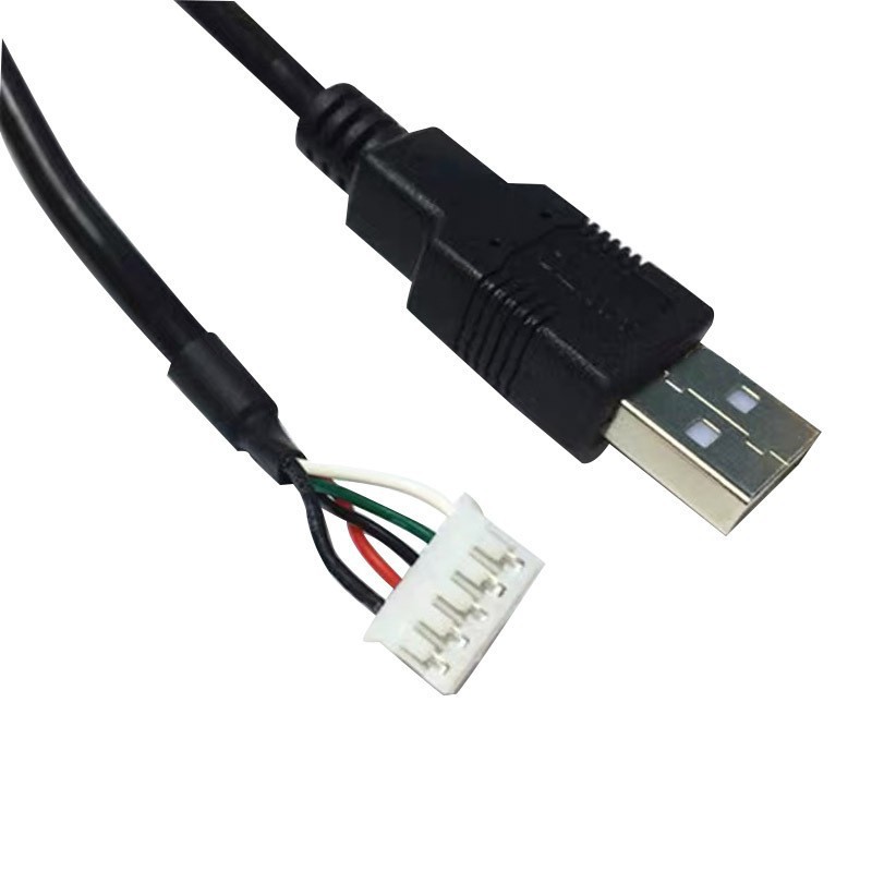 4PIN 2.0端子转USB母头可固定 PH2.0 4针端子转USB带螺丝孔数据线-阿里巴巴