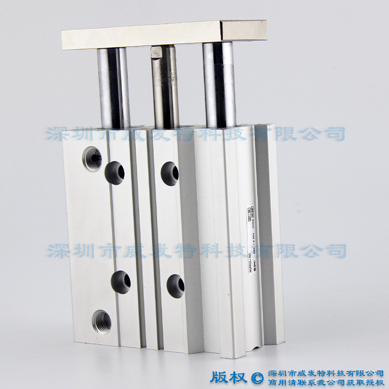 SMC MGPM20-50Z气动滑动轴承型带导杆三杆气缸全新原装现货-阿里巴巴