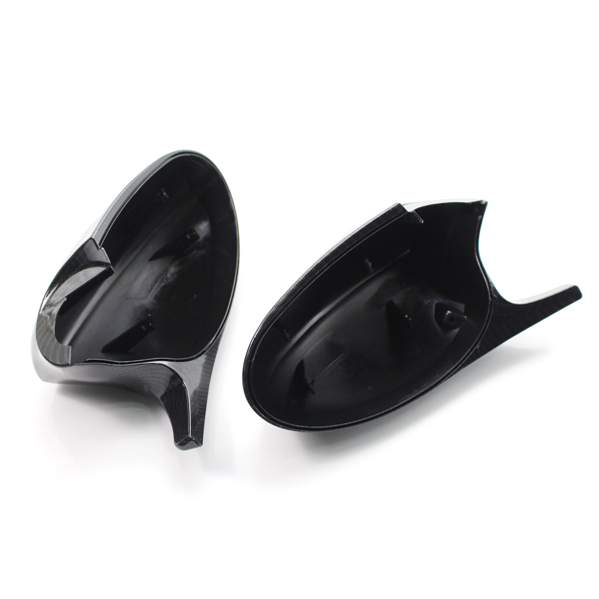 适用于宝马06-08年E90E92牛角倒车镜外壳亮黑款牛角后视镜罩配件-阿里巴巴