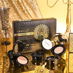 CHAFFUL香芙儿修颜持妆养肤隔离气垫霜 上妆轻盈服帖易延展气垫-阿里巴巴