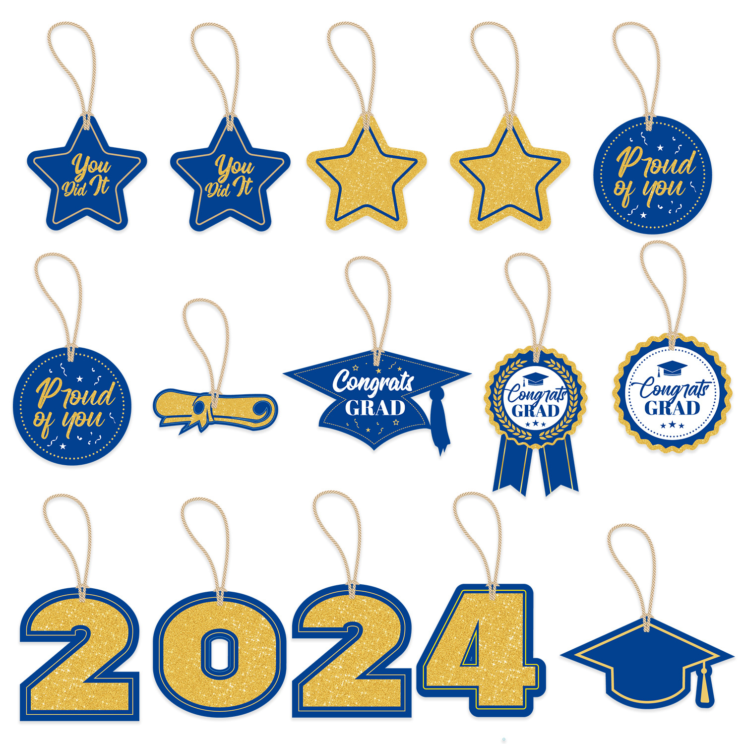 2024跨境新品毕业季派对装饰吊饰挂饰 Grad毕业典礼装饰挂件吊牌-阿里巴巴