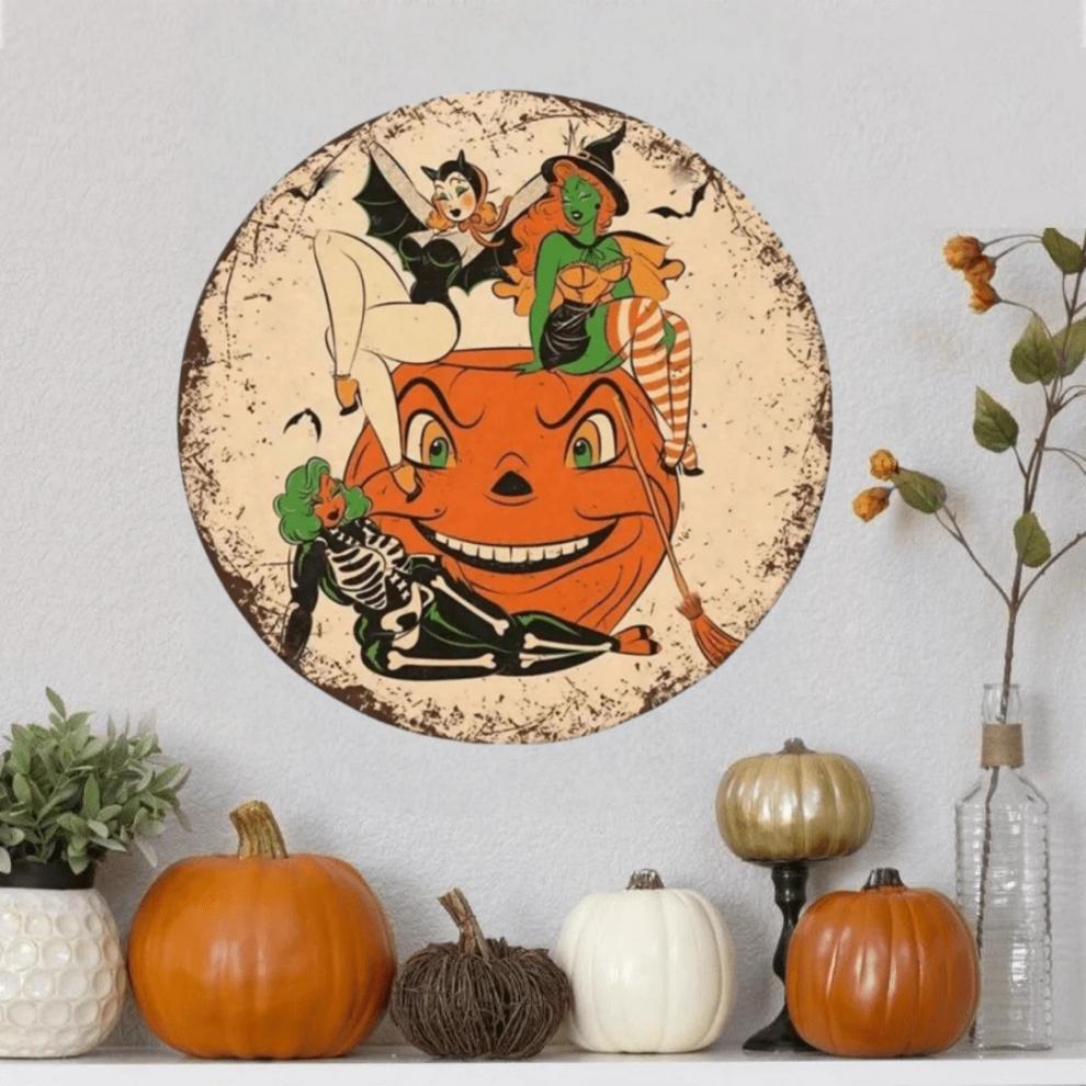 2026款 B9535 跨境外贸新款一件代发万圣节标牌蜘蛛骷髅主题-阿里巴巴