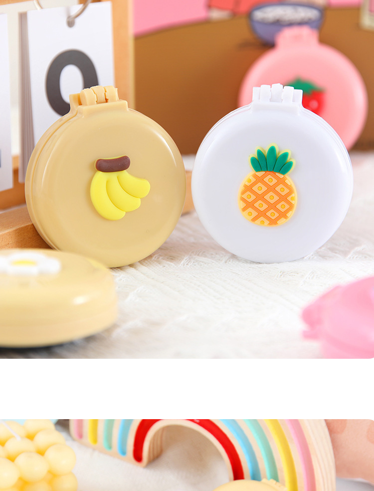 卡通折叠气垫梳可爱女生便携气囊梳按摩梳子带镜子一体迷你小梳子-阿里巴巴