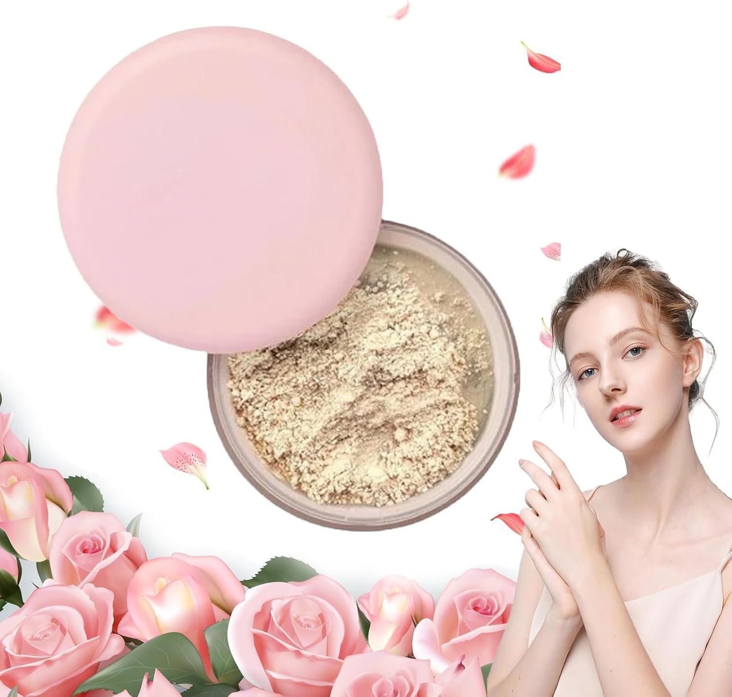Allaura Beauty Pink Setting Powder 粉红色防水定妆粉-阿里巴巴