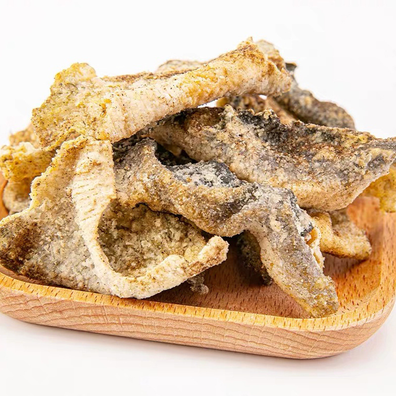 自然派矶烧鱼皮 即食香辣香脆炸鱼皮 海味小吃网红小零食批发60g-阿里巴巴